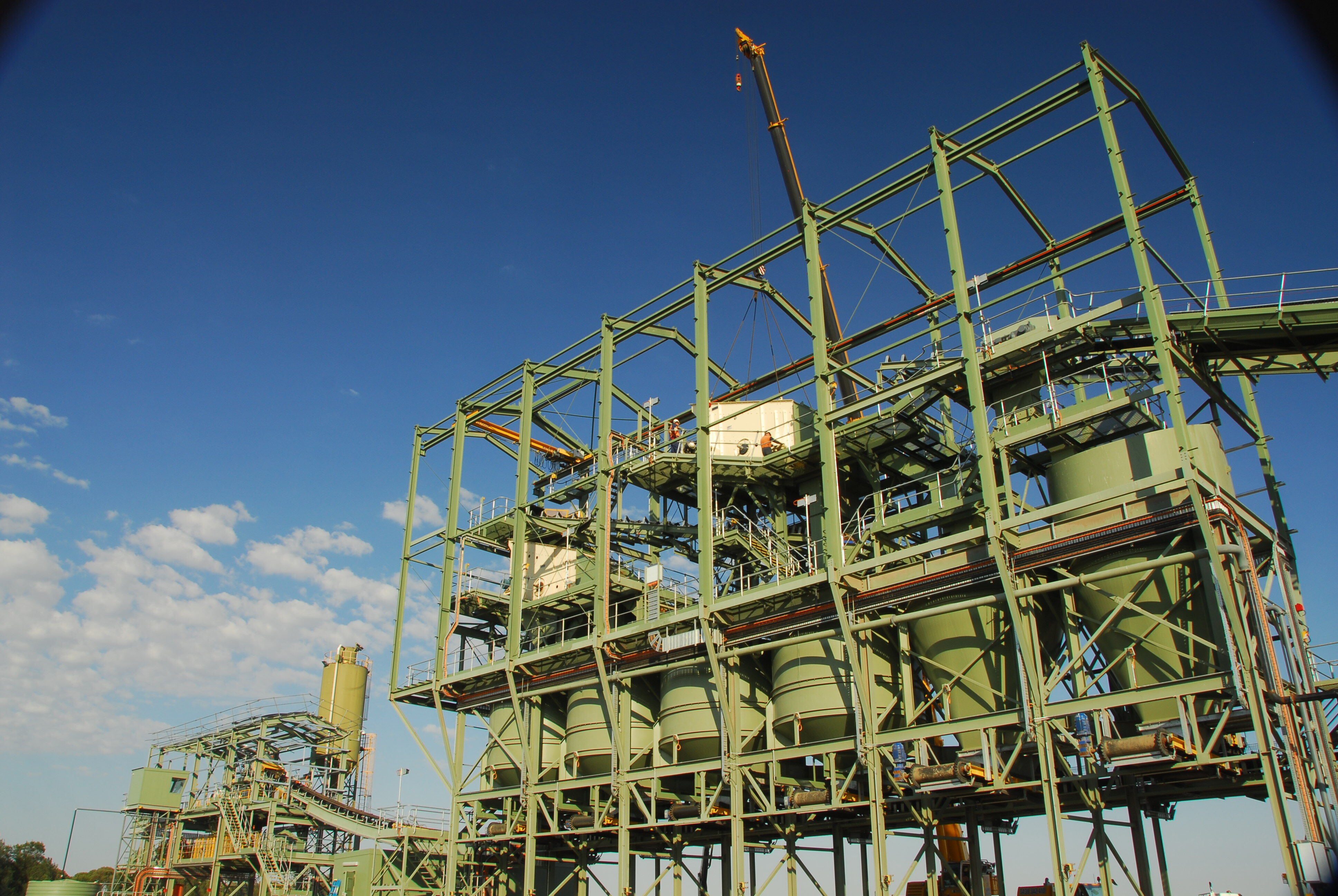 Steel fabrication work for the Mining Industry