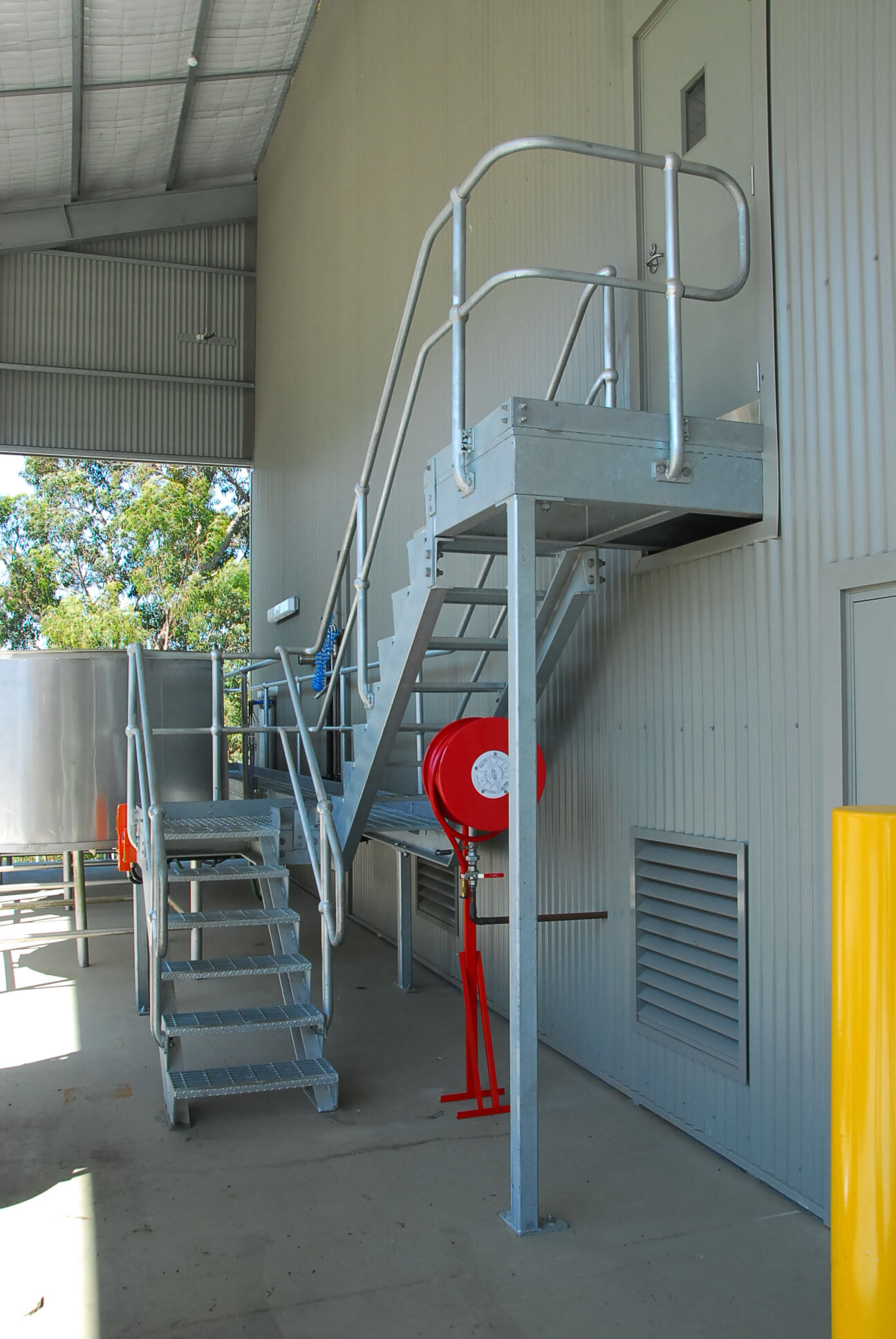 Steel Fabrication for access ways including stairs, walkway, handrail ...