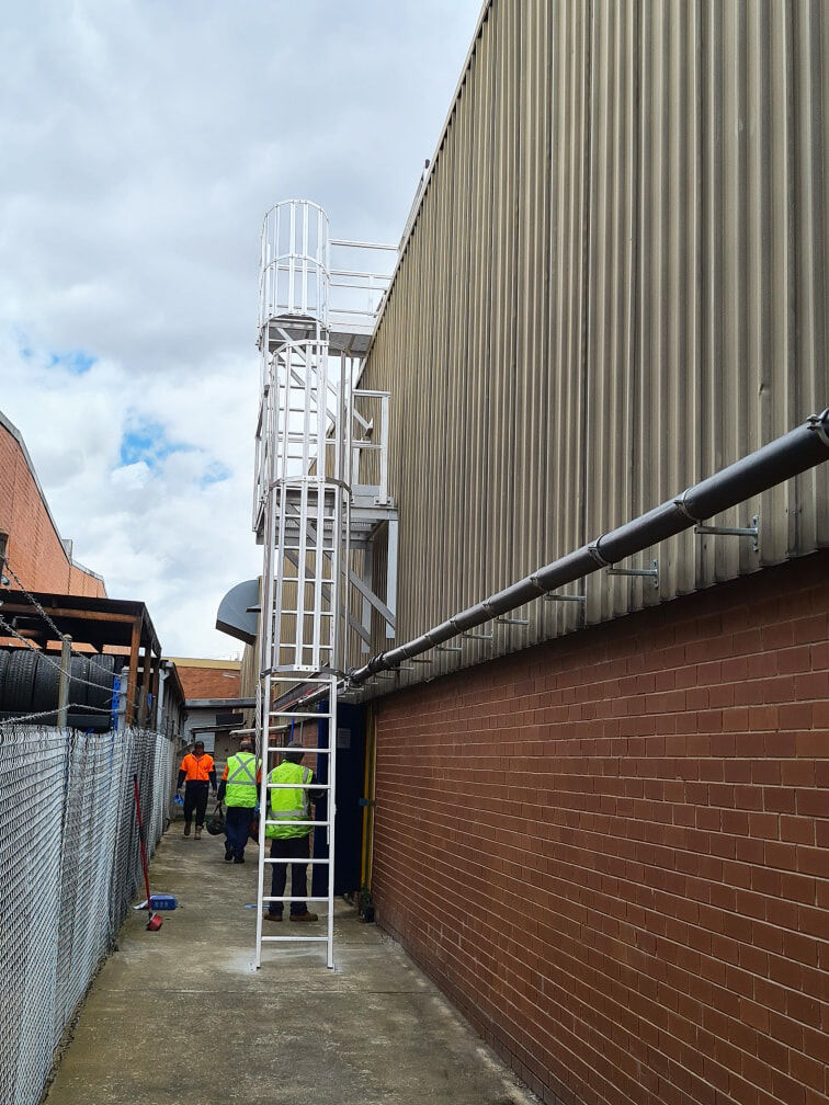 Steel Fabrication for access ways including stairs, walkway, handrail ...