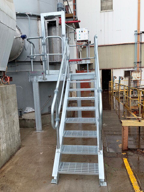 Steel Fabrication for access ways including stairs, walkway, handrail ...