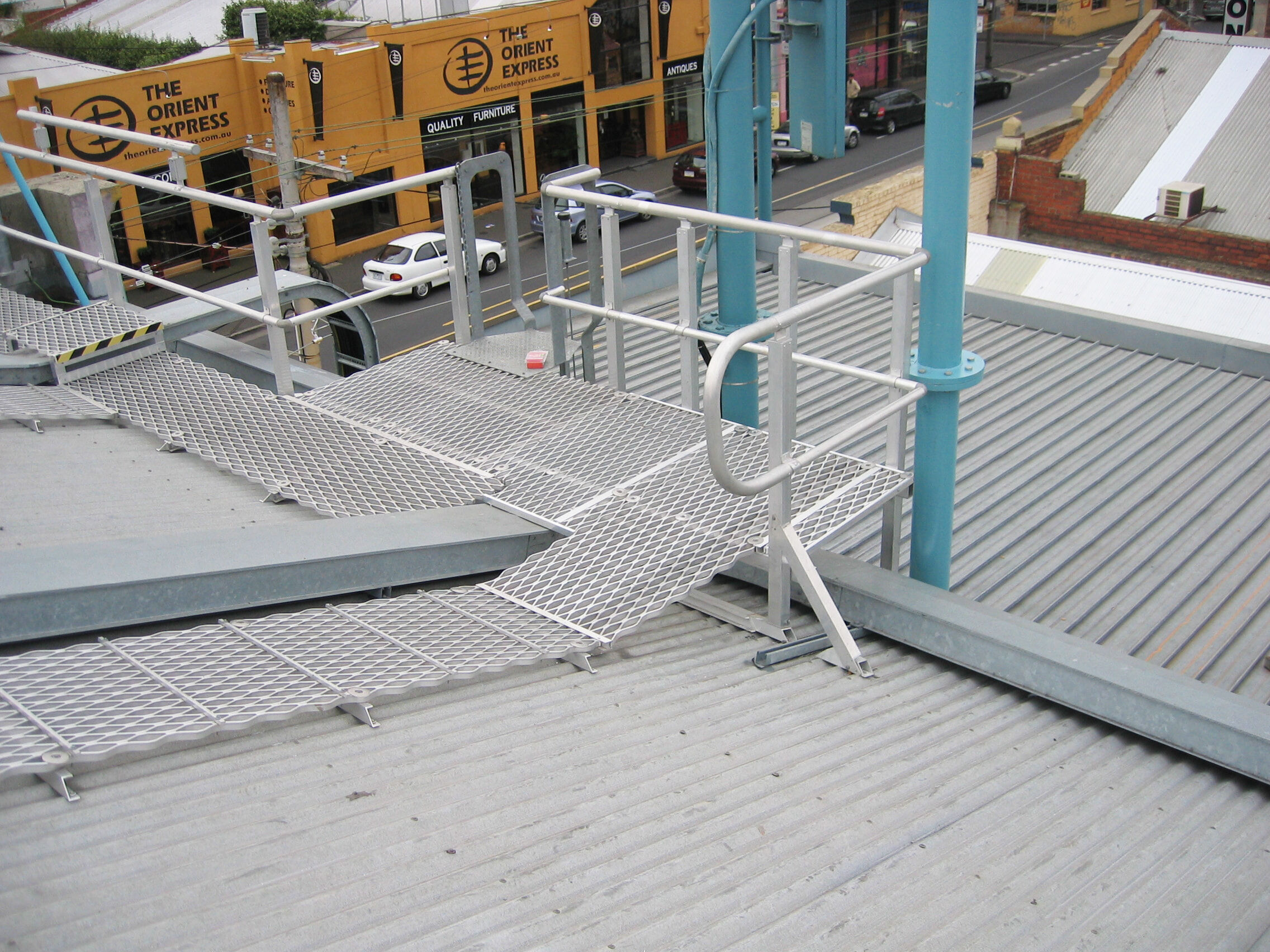 Steel Fabrication for access ways including stairs, walkway, handrail ...