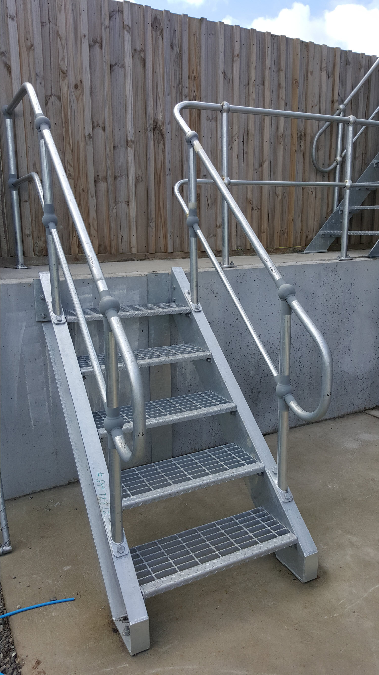 Steel Fabrication for access ways including stairs, walkway, handrail ...